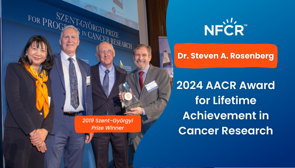 NFCR Congratulates Dr. Rosenberg on Lifetime Achievement